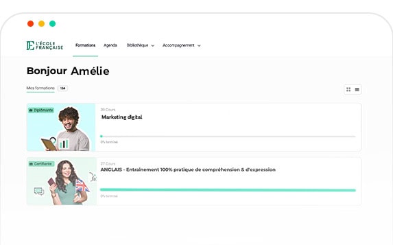 Formation diplômante I Formation 100% en ligne
